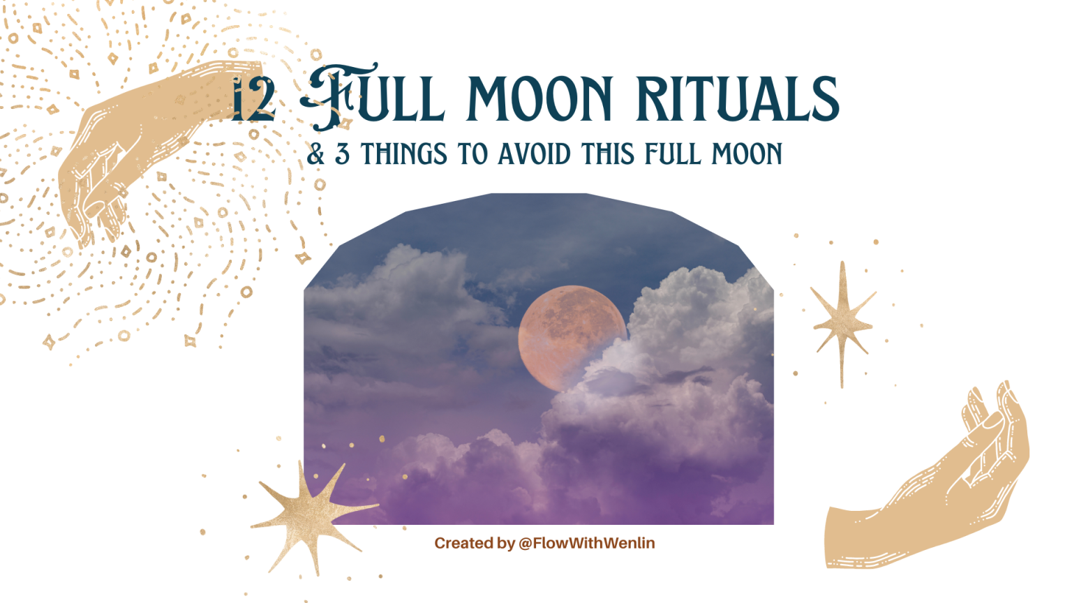 12 Magical Full Moon rituals to ground your energy